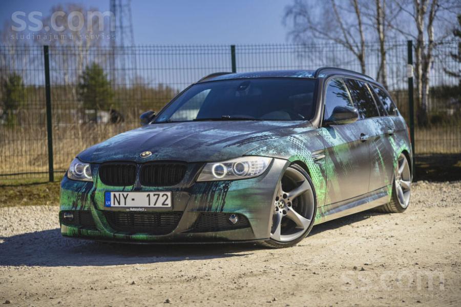 Black BMW 325 2008 in Riga, with an engine capacity of 3.00 L and mileage of 0 thousand km for 9290 €, photo 1 on AUTOMOTO.COM.LV