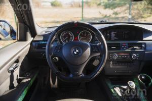 Black BMW 325 2008 in Riga, with an engine capacity of 3.00 L and mileage of 0 thousand km for 9290 €, photo 16 on AUTOMOTO.COM.LV