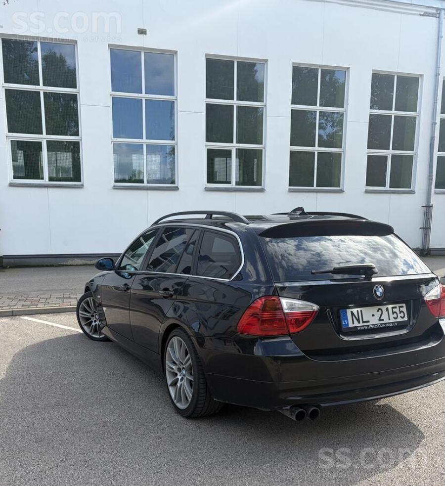 Black BMW 325 2008 in Riga, with an engine capacity of 3.00 L and mileage of 440 thousand km for 4450 €, photo 5 on AUTOMOTO.COM.LV