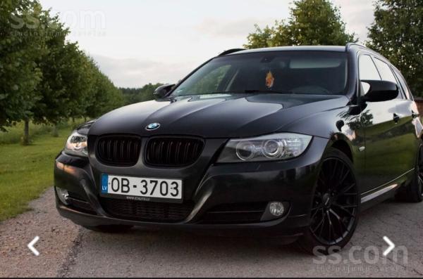 Melns BMW 325 2010 Rīga, ar dzinēja tilpumu 3.00 L un nobraukumu 280 tūkst. km par 6690 €, foto 1 vietnē AUTOMOTO.COM.LV