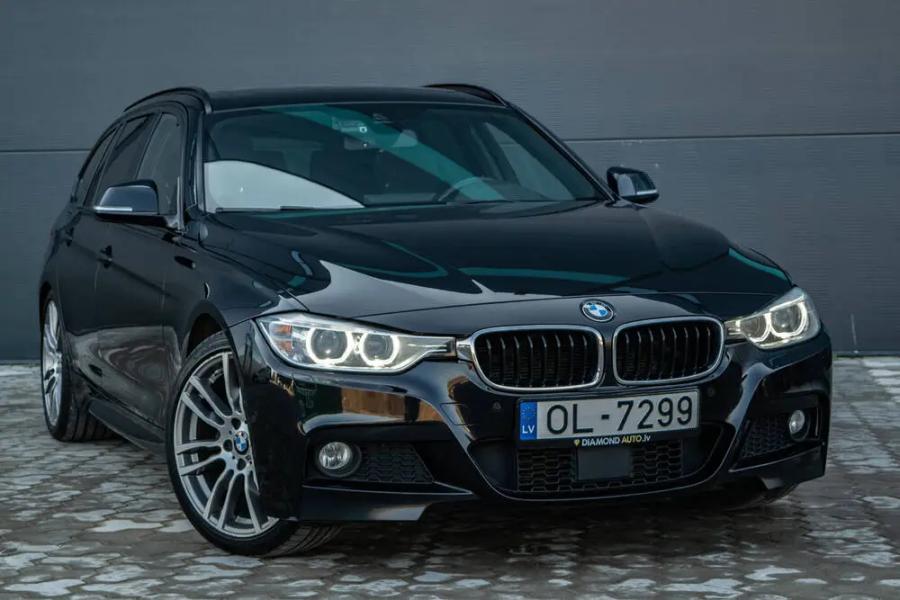 Black BMW 325 2014 in Tukums, with an engine capacity of 2.00 L and mileage of 300 thousand km for 12490 €, photo 1 on AUTOMOTO.COM.LV