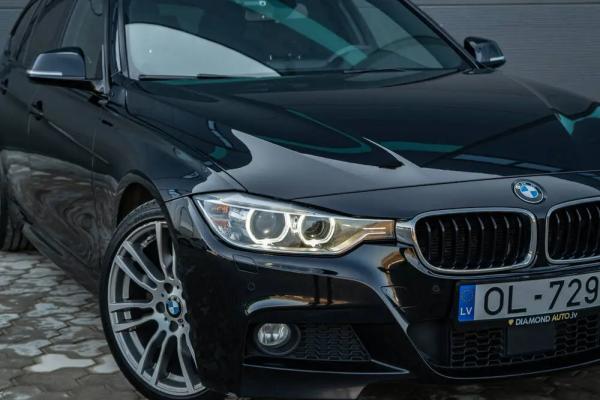 Black BMW 325 2014 in Tukums, with an engine capacity of 2.00 L and mileage of 300 thousand km for 12490 €, photo 2 on AUTOMOTO.COM.LV