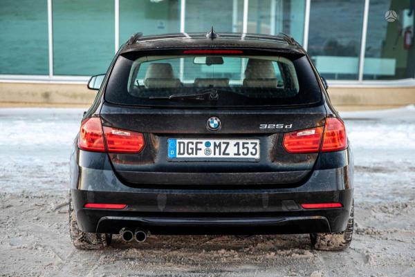 Black BMW 325 2015 in Elektrenai, with an engine capacity of 2.00 L and mileage of 259 thousand km for 10300 €, photo 6 on AUTOMOTO.COM.LV