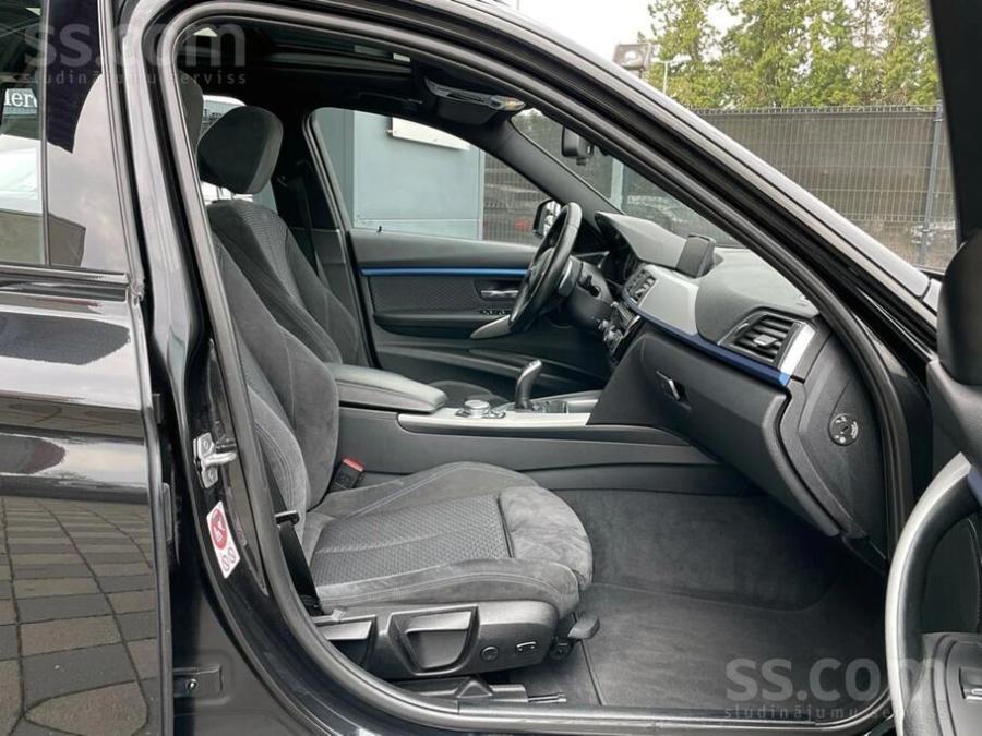 Black BMW 325 2016 in Riga, with an engine capacity of 2.00 L and mileage of 305 thousand km for 12900 €, photo 9 on AUTOMOTO.COM.LV