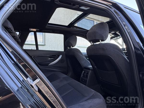 Black BMW 325 2017 in Tukums, with an engine capacity of 2.00 L and mileage of 252 thousand km for 14499 €, photo 10 on AUTOMOTO.COM.LV