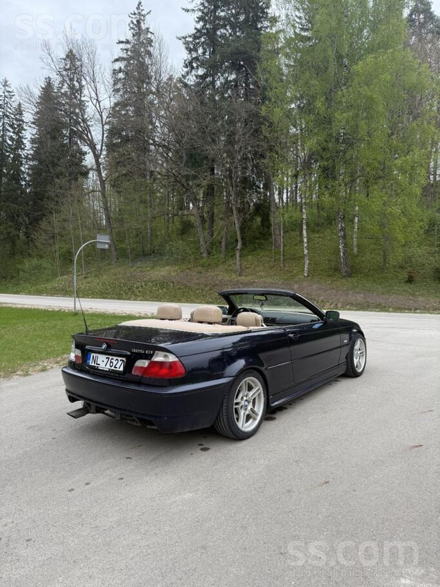 Blue BMW 325 2002 in Aluksne, with an engine capacity of 2.50 L and mileage of 22 thousand km for 3339 €, photo 5 on AUTOMOTO.COM.LV