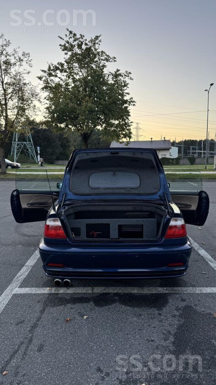 Blue BMW 325 2004 in Riga, with an engine capacity of 2.50 L and mileage of 205 thousand km for 5200 €, photo 10 on AUTOMOTO.COM.LV