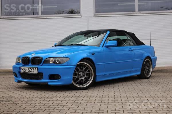 Blue BMW 325 2004 in Riga, with an engine capacity of 2.50 L and mileage of 185 thousand km for 4495 €, photo 1 on AUTOMOTO.COM.LV