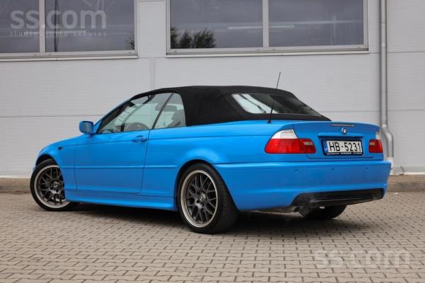 Blue BMW 325 2004 in Riga, with an engine capacity of 2.50 L and mileage of 185 thousand km for 4495 €, photo 8 on AUTOMOTO.COM.LV