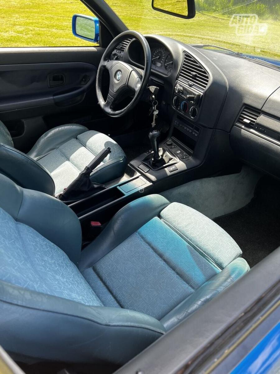 Blue BMW 325 1994 in Radviliskis, with an engine capacity of 2.50 L and mileage of 391 thousand km for 6300 €, photo 10 on AUTOMOTO.COM.LV