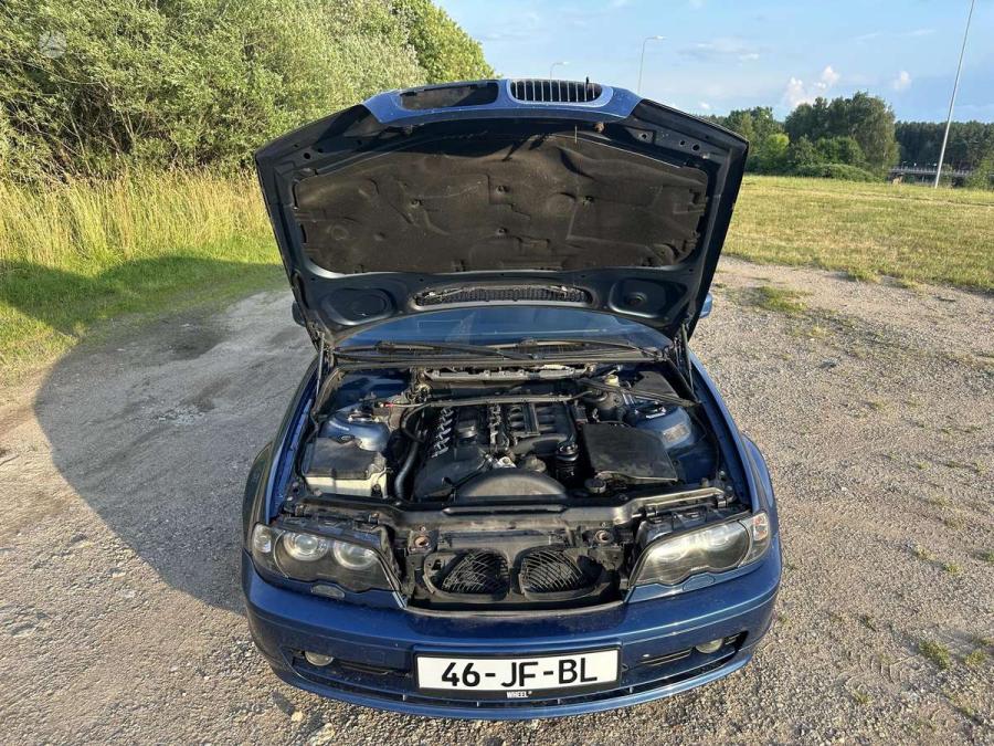 Blue BMW 325 2002 in Vilnius, with an engine capacity of 2.49 L and mileage of 324 thousand km for 3000 €, photo 22 on AUTOMOTO.COM.LV