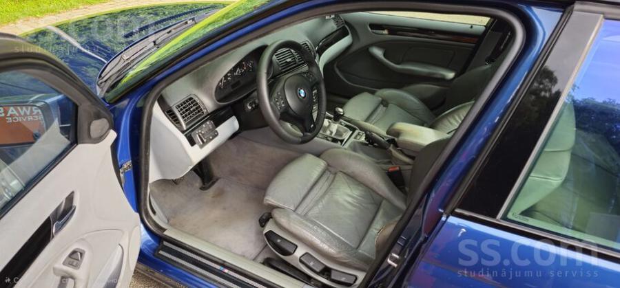 Blue BMW 325 2001 in Riga, with an engine capacity of 2.50 L and mileage of 227 thousand km for 3500 €, photo 5 on AUTOMOTO.COM.LV