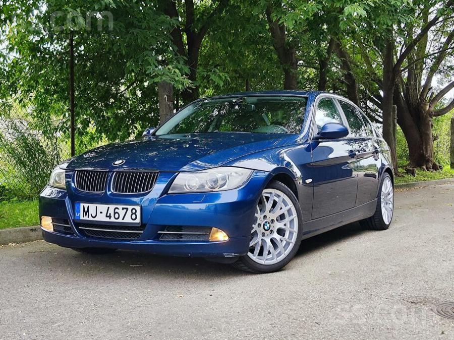 Синий БМВ 325 2007 в Рига, объемом двигателя 2.50 л и пробегом 300 тыс. км за 3900 €, фото 1 на AUTOMOTO.COM.LV