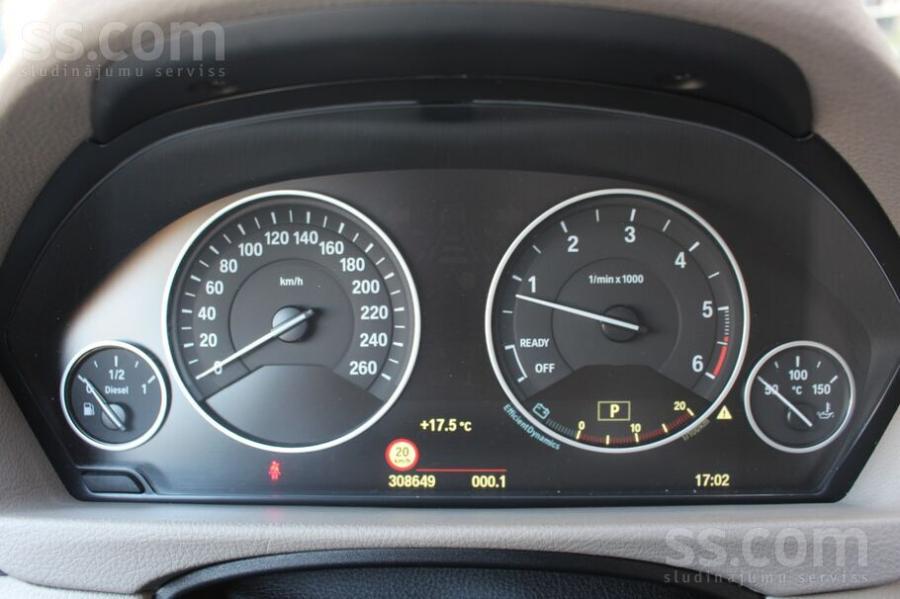 Brown BMW 325 2014 in Riga, with an engine capacity of 2.00 L and mileage of 309 thousand km for 9650 €, photo 35 on AUTOMOTO.COM.LV
