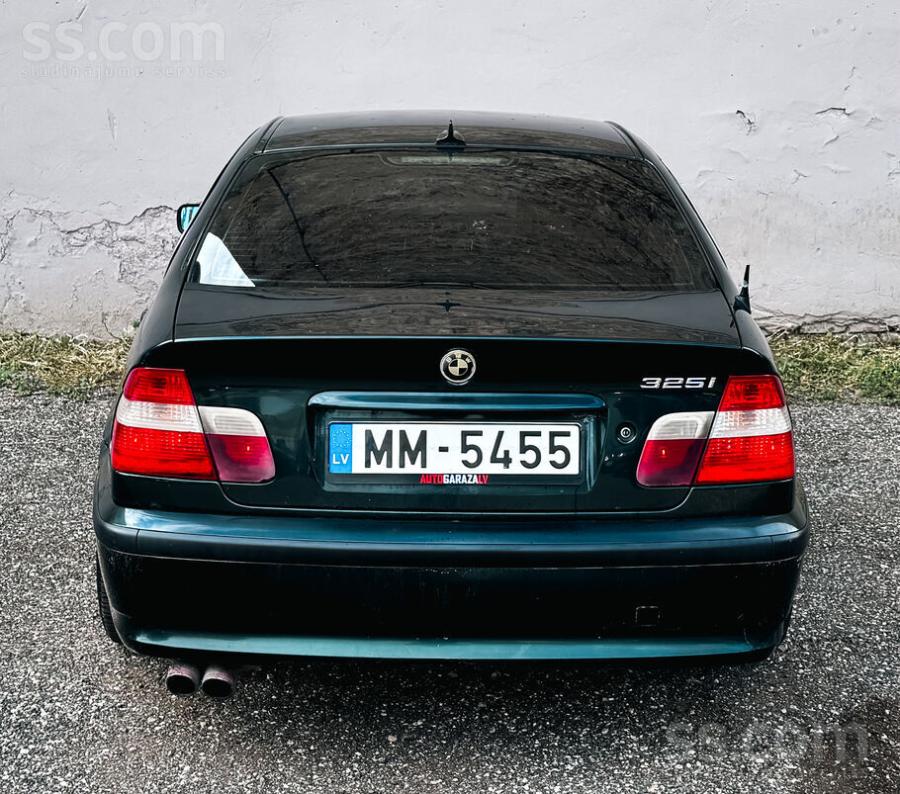 Zaļš BMW 325 2002 Rīga, ar dzinēja tilpumu 2.50 L un nobraukumu 385 tūkst. km par 2000 €, foto 4 vietnē AUTOMOTO.COM.LV