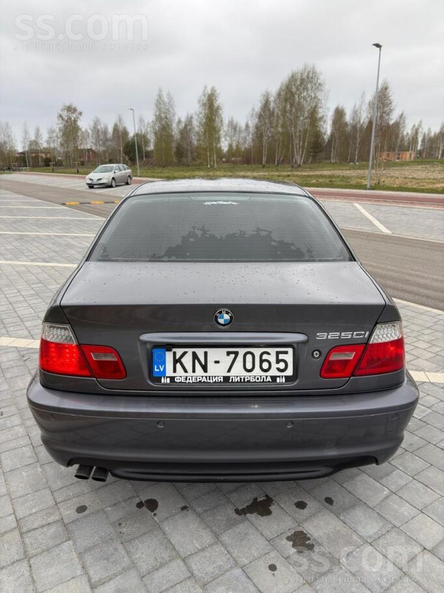 Grey BMW 325 2002 in Jelgava, with an engine capacity of 2.50 L and mileage of 323 thousand km for 4950 €, photo 9 on AUTOMOTO.COM.LV