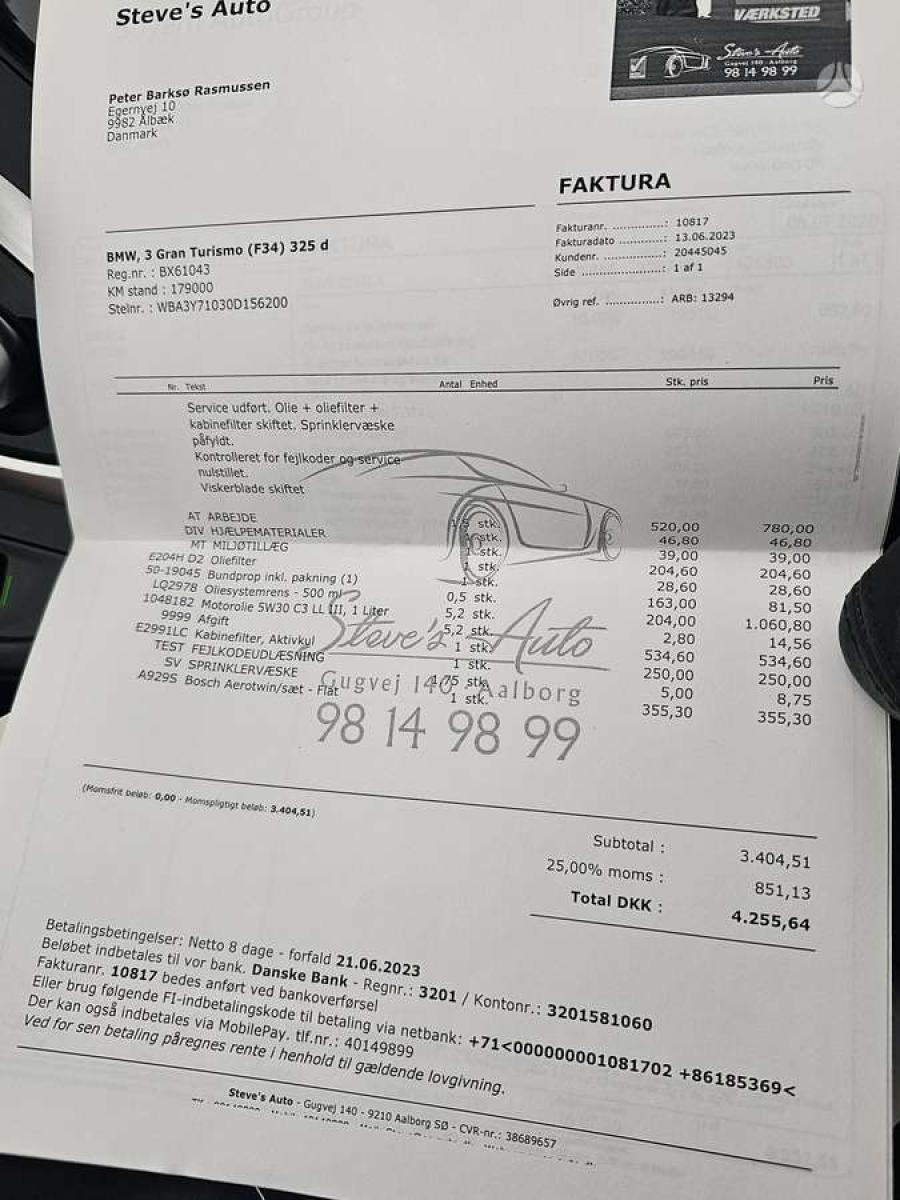 Серый БМВ 325 2014 в Пакруойис, объемом двигателя 2.00 л и пробегом 262 тыс. км за 10200 €, фото 20 на AUTOMOTO.COM.LV