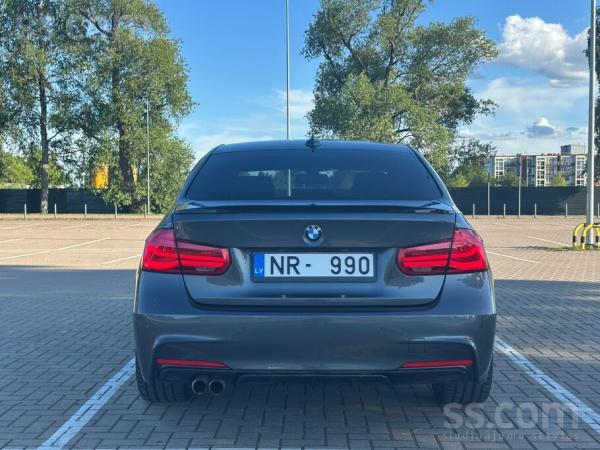 Grey BMW 325 2016 in Riga, with an engine capacity of 2.00 L and mileage of 219 thousand km for 14900 €, photo 6 on AUTOMOTO.COM.LV
