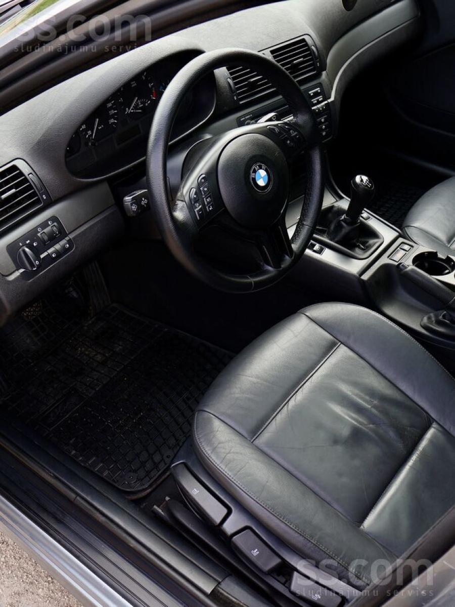 Pelēks BMW 325 2003 Ogre, ar dzinēja tilpumu 2.50 L un nobraukumu 248 tūkst. km par 3800 €, foto 8 vietnē AUTOMOTO.COM.LV
