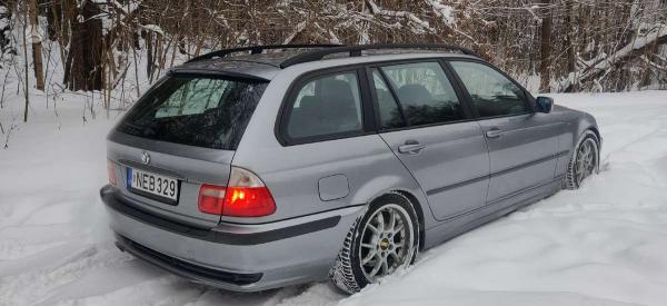 Grey BMW 325 2004 in Vilnius, with an engine capacity of 2.49 L and mileage of 209 thousand km for 3000 €, photo 9 on AUTOMOTO.COM.LV