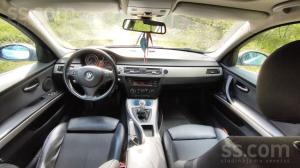 Grey BMW 325 2006 in Ogre, with an engine capacity of 3.00 L and mileage of 366 thousand km for 4050 €, photo 8 on AUTOMOTO.COM.LV