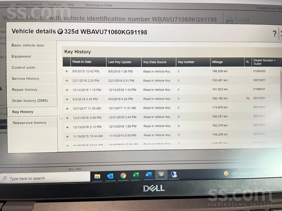 Grey BMW 325 2007 in Daugavpils, with an engine capacity of 3.00 L and mileage of 264 thousand km for 3700 €, photo 15 on AUTOMOTO.COM.LV