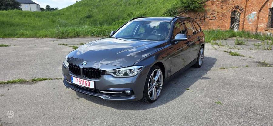 Grey BMW 325 2017 in Kaunas, with an engine capacity of 2.00 L and mileage of 193 thousand km for 13900 €, photo 1 on AUTOMOTO.COM.LV
