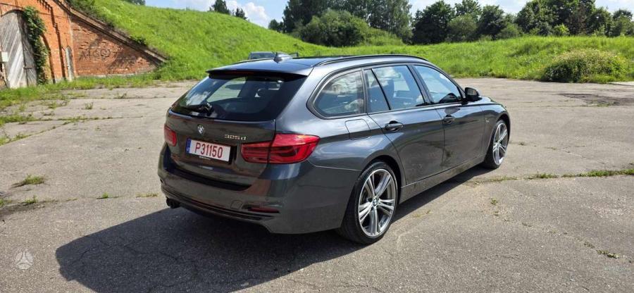 Grey BMW 325 2017 in Kaunas, with an engine capacity of 2.00 L and mileage of 193 thousand km for 13900 €, photo 7 on AUTOMOTO.COM.LV