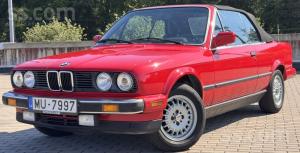 Sarkans BMW 325 1988 Rīga, ar dzinēja tilpumu 2.50 L un nobraukumu 97 tūkst. km par 21500 €, foto  vietnē AUTOMOTO.COM.LV