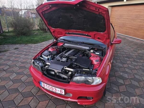 Red BMW 325 2003 in Talsi, with an engine capacity of 2.50 L and mileage of 212 thousand km for 8800 €, photo 10 on AUTOMOTO.COM.LV