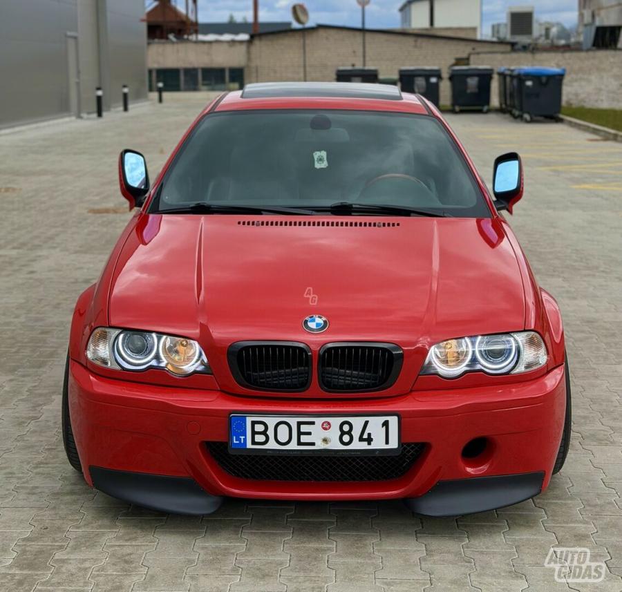 Red BMW 325 2000 in Vilnius, with an engine capacity of 2.50 L and mileage of 357 thousand km for 6299 €, photo 1 on AUTOMOTO.COM.LV