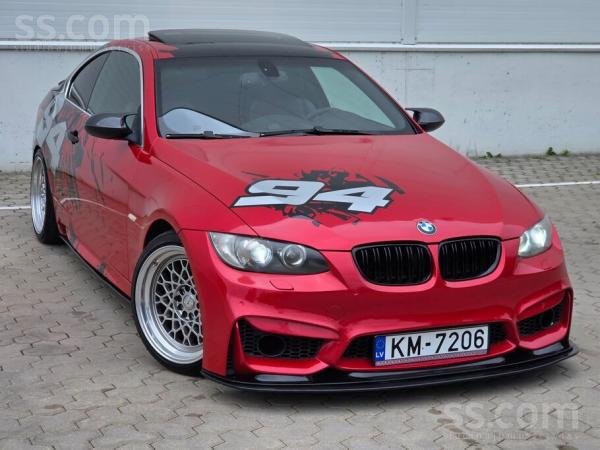 Red BMW 325 2008 in Riga, with an engine capacity of 3.00 L and mileage of 450 thousand km for 7990 €, photo 1 on AUTOMOTO.COM.LV