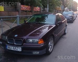 Красный БМВ 325 1995 в Рига, объемом двигателя 2.50 л и пробегом 145 тыс. км за 6850 €, фото  на AUTOMOTO.COM.LV