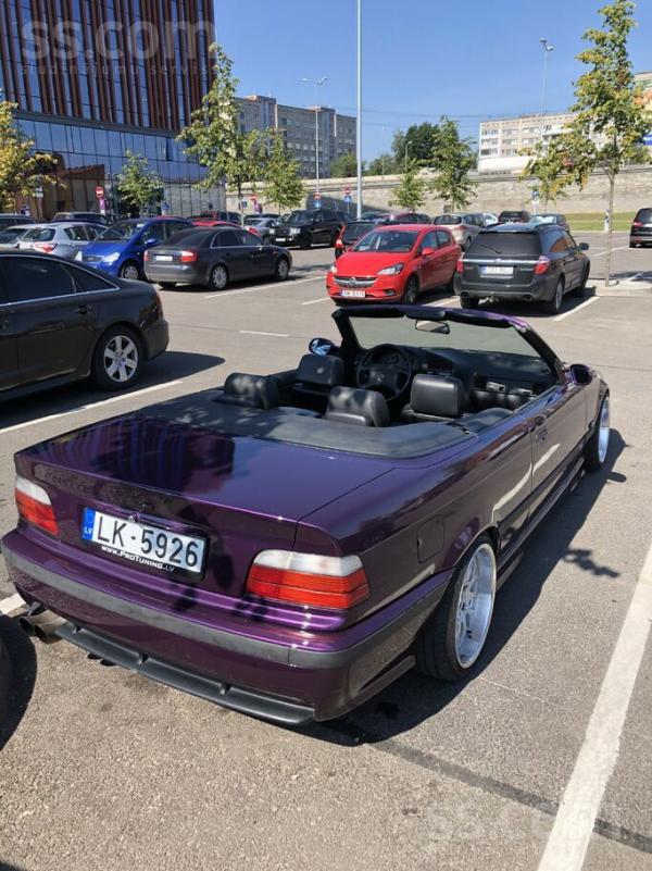 Violets BMW 325 1993 Liepāja, ar dzinēja tilpumu 2.50 L un nobraukumu 282 tūkst. km par 6400 €, foto 3 vietnē AUTOMOTO.COM.LV