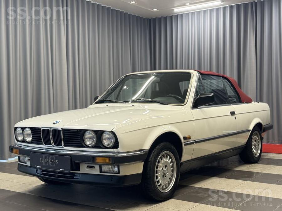 White BMW 325 1987 in Riga, with an engine capacity of 2.50 L and mileage of 140 thousand km for 18990 €, photo 1 on AUTOMOTO.COM.LV