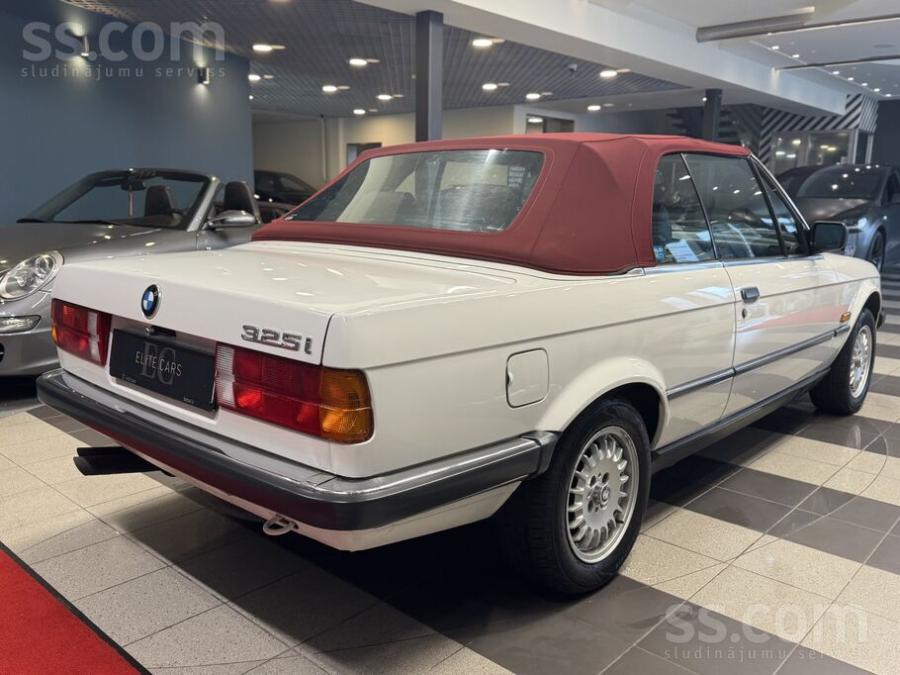 White BMW 325 1987 in Riga, with an engine capacity of 2.50 L and mileage of 140 thousand km for 18990 €, photo 9 on AUTOMOTO.COM.LV
