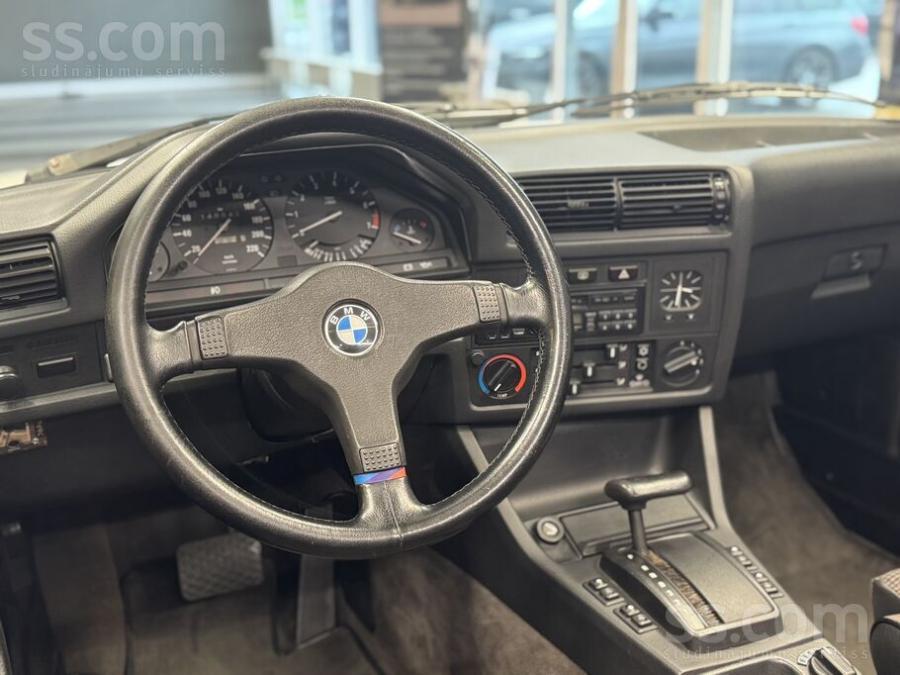 White BMW 325 1987 in Riga, with an engine capacity of 2.50 L and mileage of 140 thousand km for 18990 €, photo 20 on AUTOMOTO.COM.LV