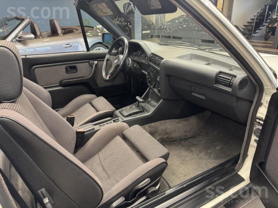 White BMW 325 1987 in Riga, with an engine capacity of 2.50 L and mileage of 140 thousand km for 18990 €, photo 24 on AUTOMOTO.COM.LV