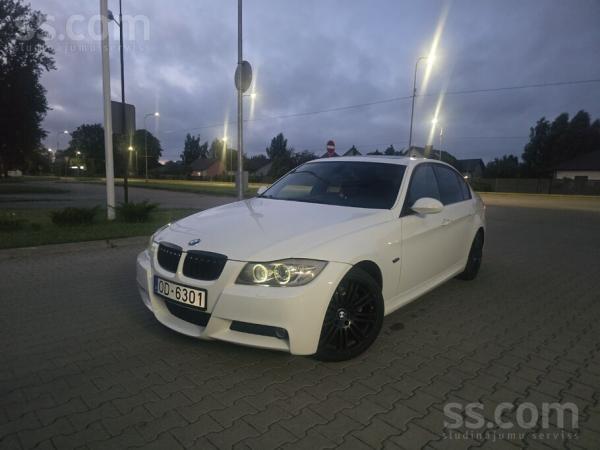White BMW 325 2007 in Riga, with an engine capacity of 3.00 L and mileage of 0 thousand km for 6500 €, photo 3 on AUTOMOTO.COM.LV
