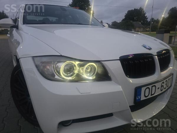 White BMW 325 2007 in Riga, with an engine capacity of 3.00 L and mileage of 0 thousand km for 6500 €, photo 5 on AUTOMOTO.COM.LV
