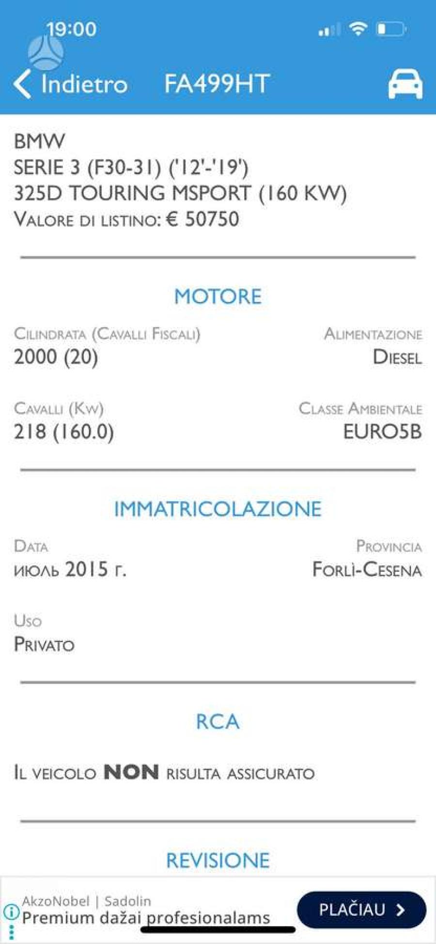 Белый БМВ 325 2015 в Паневежис, объемом двигателя 2.00 л и пробегом 247 тыс. км за 7500 €, фото 61 на AUTOMOTO.COM.LV