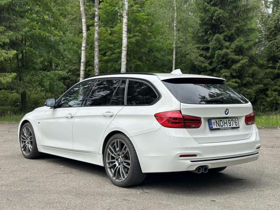White BMW 325 2016 in Vilnius, with an engine capacity of 2.00 L and mileage of 338 thousand km for 11000 €, photo 6 on AUTOMOTO.COM.LV