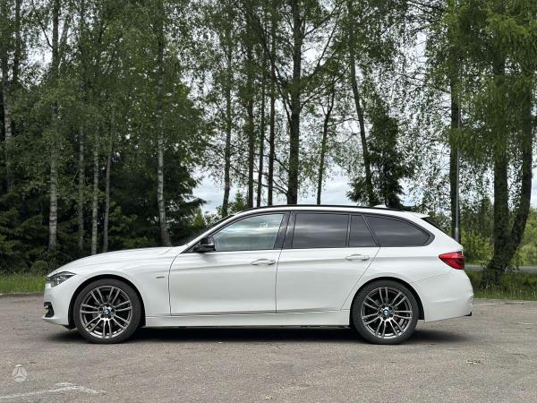 White BMW 325 2016 in Vilnius, with an engine capacity of 2.00 L and mileage of 338 thousand km for 11000 €, photo 6 on AUTOMOTO.COM.LV