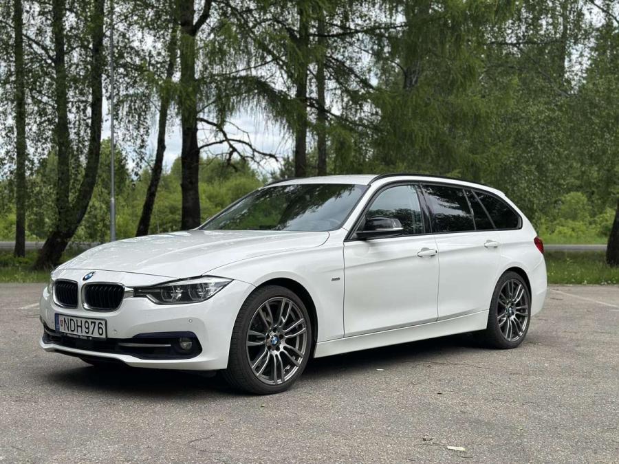 White BMW 325 2016 in Vilnius, with an engine capacity of 2.00 L and mileage of 338 thousand km for 11000 €, photo 8 on AUTOMOTO.COM.LV