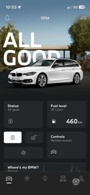 White BMW 325 2016 in Vilnius, with an engine capacity of 2.00 L and mileage of 338 thousand km for 11000 €, photo 25 on AUTOMOTO.COM.LV