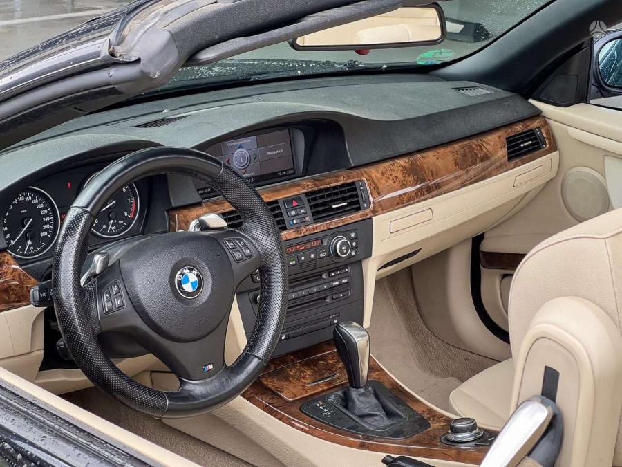 Black BMW 328 2008 in Vilnius, with an engine capacity of 3.00 L and mileage of 233 thousand km for 7950 €, photo 20 on AUTOMOTO.COM.LV