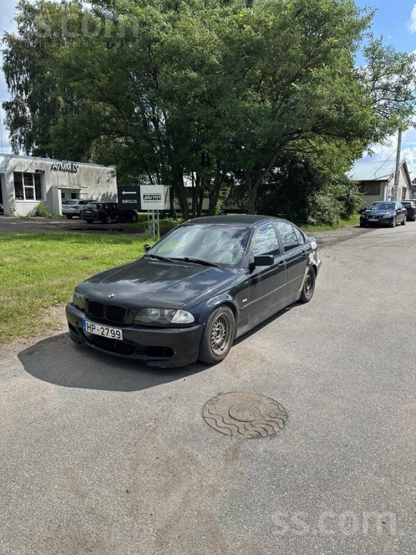 Черный БМВ 328 1999 в Рига, объемом двигателя 2.80 л и пробегом 390 тыс. км за 1900 €, фото 1 на AUTOMOTO.COM.LV
