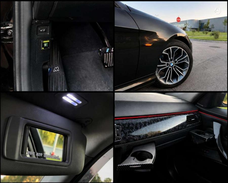Black BMW 328 2011 in Kaunas, with an engine capacity of 3.00 L and mileage of 146 thousand km for 7000 €, photo 16 on AUTOMOTO.COM.LV
