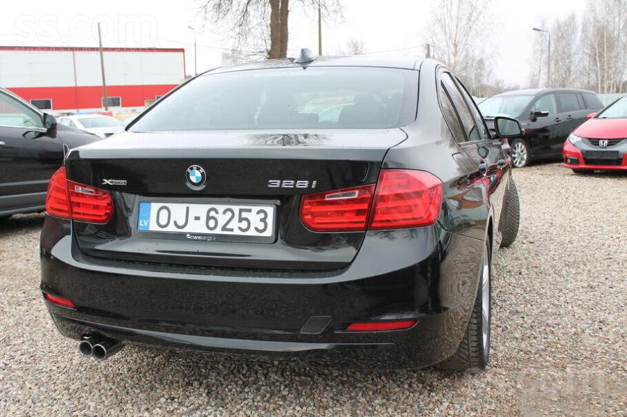 Melns BMW 328 2013 Daugavpils, ar dzinēja tilpumu 2.00 L un nobraukumu 241 tūkst. km par 8290 €, foto 6 vietnē AUTOMOTO.COM.LV