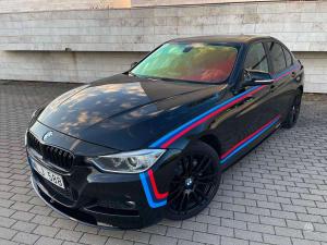 Melns BMW 328 2013 Viļņa, ar dzinēja tilpumu 2.00 L un nobraukumu 282 tūkst. km par 10350 €, foto  vietnē AUTOMOTO.COM.LV